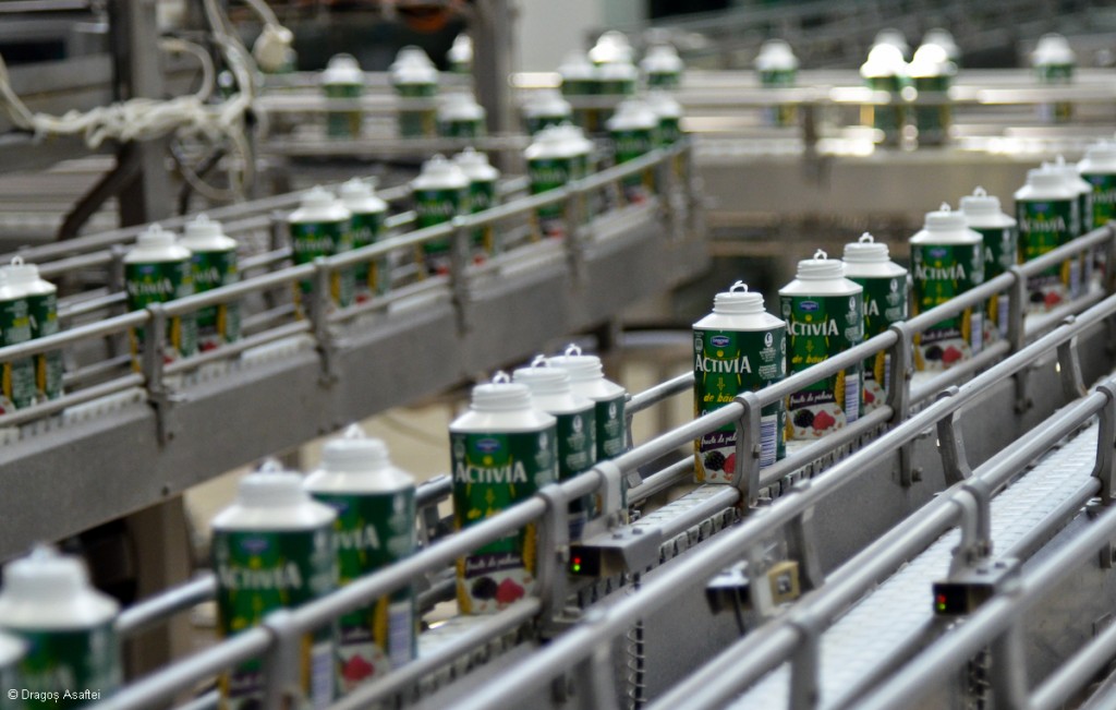 O zi în vizită la fabrica Danone